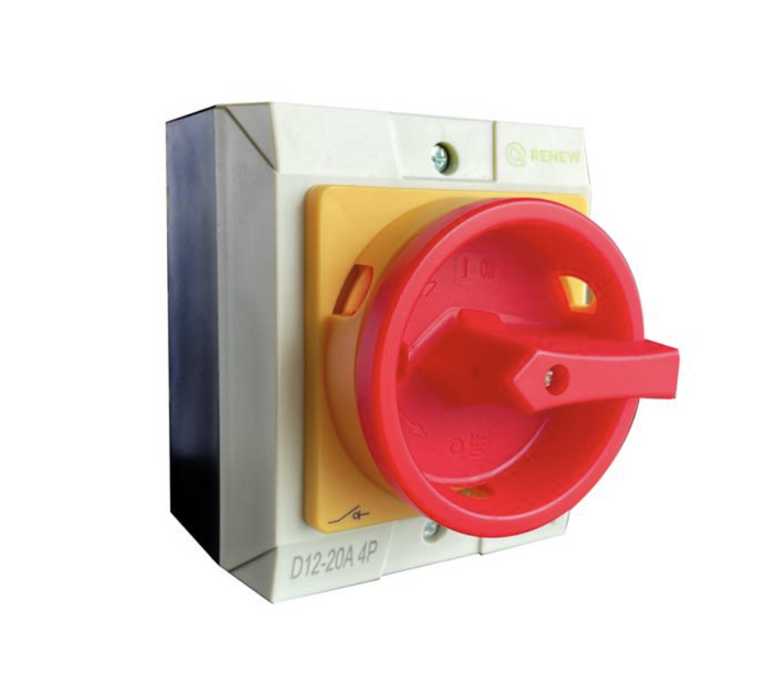 20 AMP AC Single Phase Rotary Isolation Switch - Surface Mount – Renew