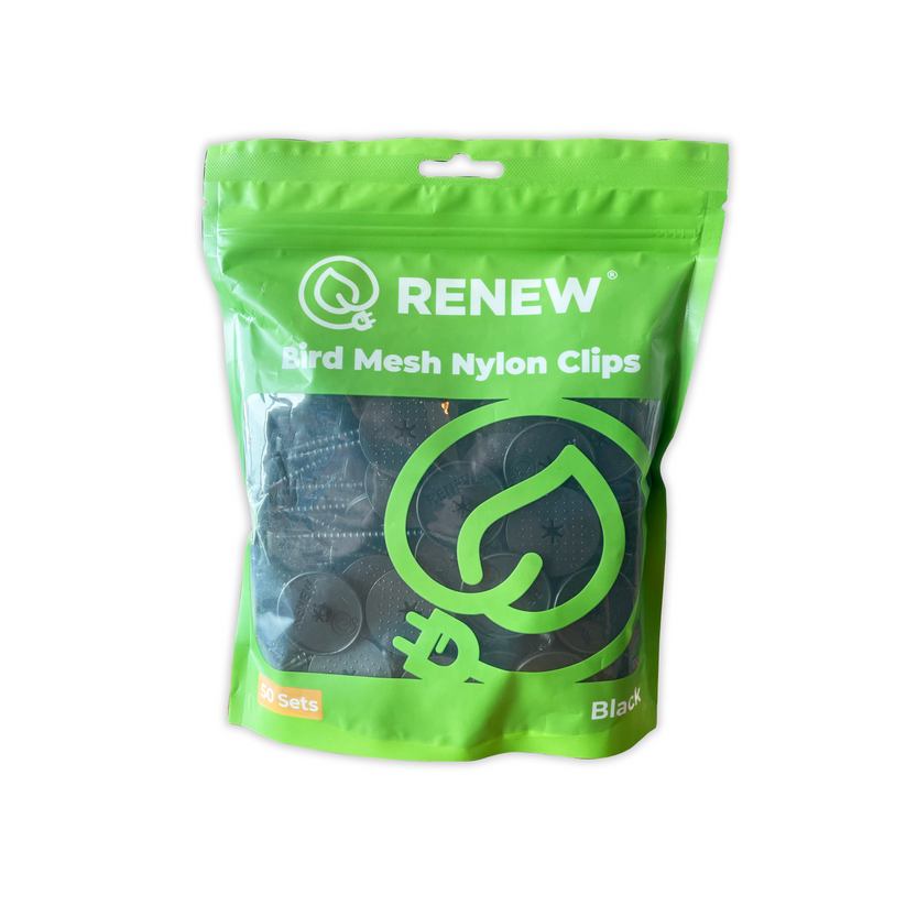 Nylon Bird Mesh Clips - Bag of 50 (Solar Bird Mesh Installation Clips ...