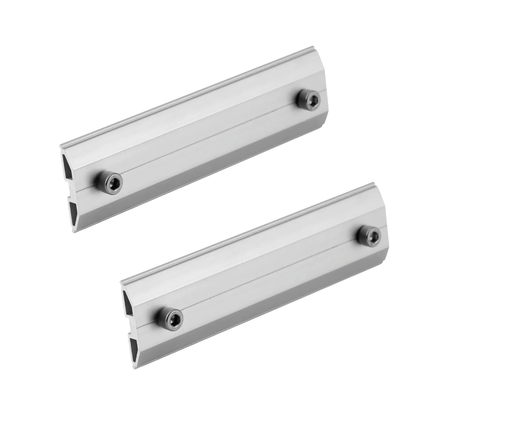 Fastensol Mounting Rail Joiner/Connector - Silver (Pack of 2) – Renew