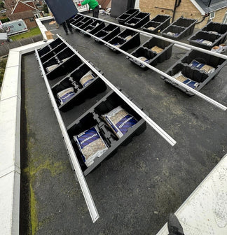 Solar Panel Mounting Tub/Tray - Flat Roof & Ground Mounting (Portrait ...
